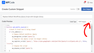 Replace Default WordPress jQuery Script with Google Library