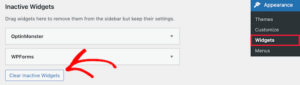 How to Remove Inactive Widgets in WordPress (Step by Step)