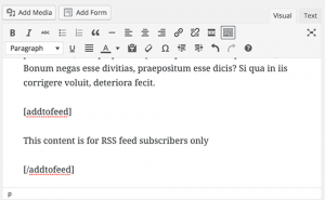 How to Show Content Only to RSS Subscribers in WordPress