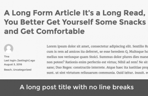 How to Split Post or Page Title in WordPress