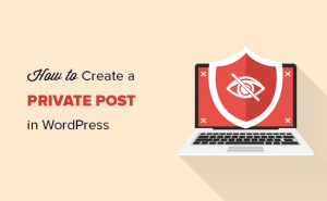 How to Create a Private Post in WordPress