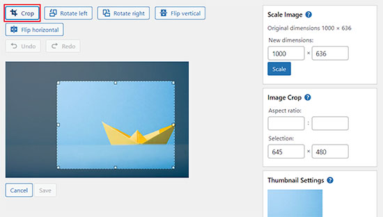 How to Do Basic Image Editing in WordPress (Crop, Rotate, Scale, Flip)