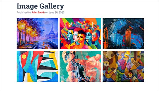 How to Create an Image Gallery in WordPress (Step by Step)
