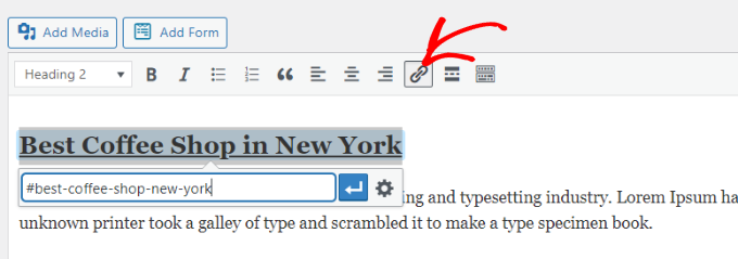 How to "Easily" Add Anchor Links in WordPress (Step by Step)