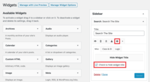 How to Easily Hide Widget Title in WordPress