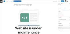 How to Put Your WordPress Site in Maintenance Mode (Simple)