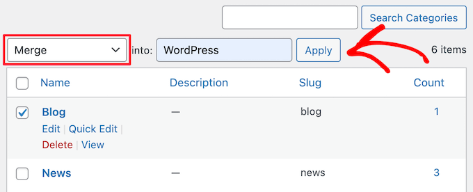 How To Merge And Bulk Edit Categories And Tags In WordPress