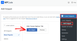 How to Disable the Screen Options Button in WordPress