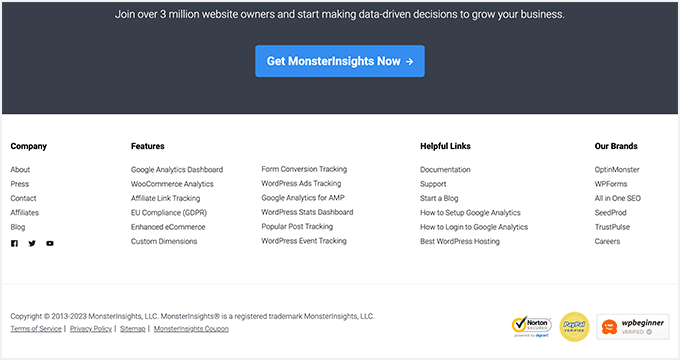 13 Best WordPress Footer Design Examples (+ Best Practices)